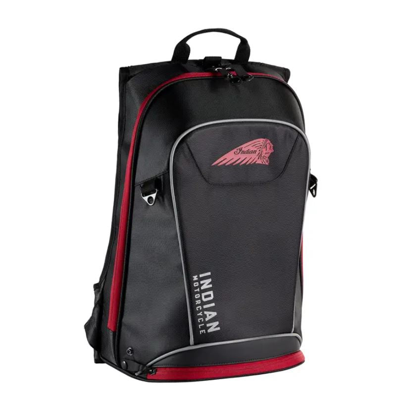 Indian Motorcycle OGIO Mach LH Backpack - Black/Red — Motorsports HQ