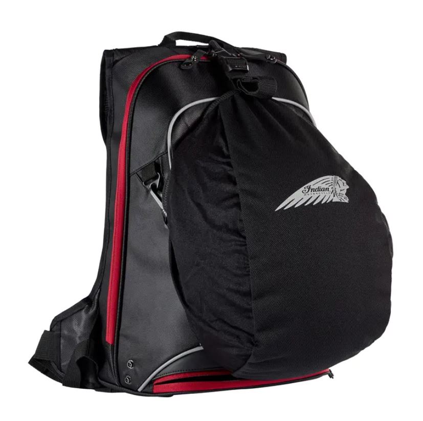 Indian Motorcycle OGIO Mach LH Backpack - Black/Red — Motorsports HQ