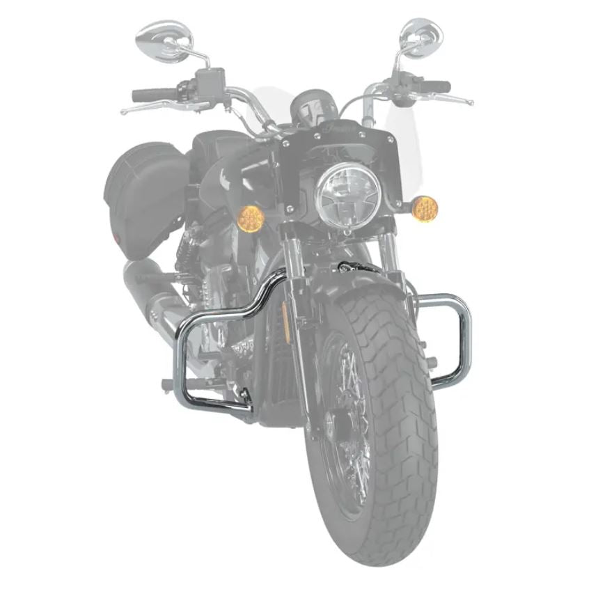 Indian Motorcycle Steel Front Highway Bars Chrome- Scout — Motorsports HQ